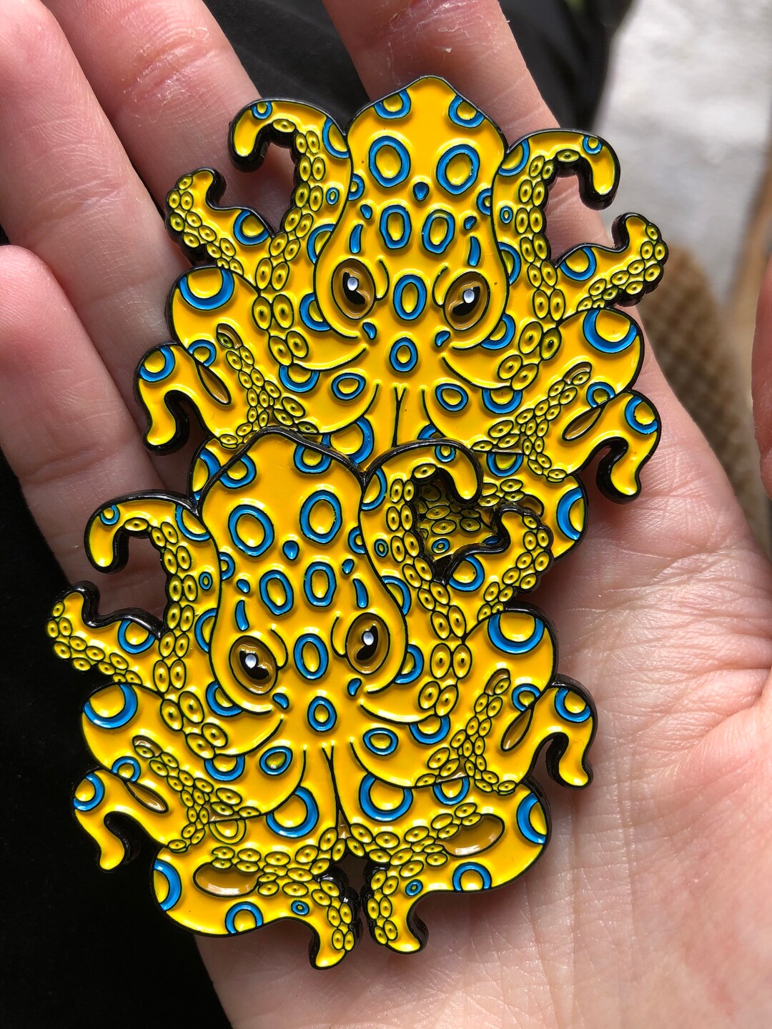 Blue Ring Enamel Pin B GRADES - Etsy