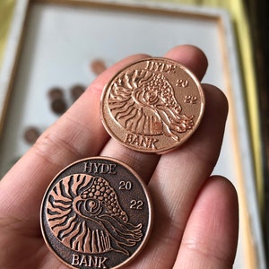 Copper Nautilus Coin (shiny Variant) - Etsy UK