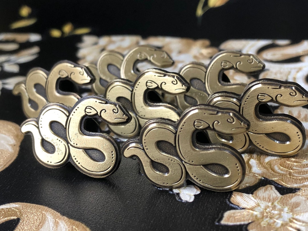 Gold Eel Pin B GRADES - Etsy