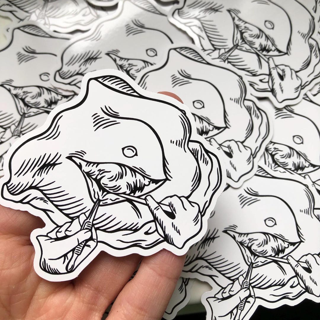 Mastectomy Illustration Sticker - Etsy