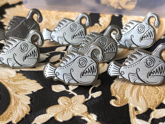 Silver Angler Pin B GRADES - Etsy