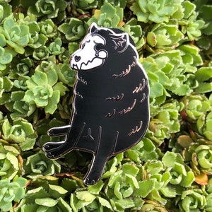 Crying Cheems Fumi Enamel Pin, Meme Pin Badge, Wolf Skull, Gifts for ...
