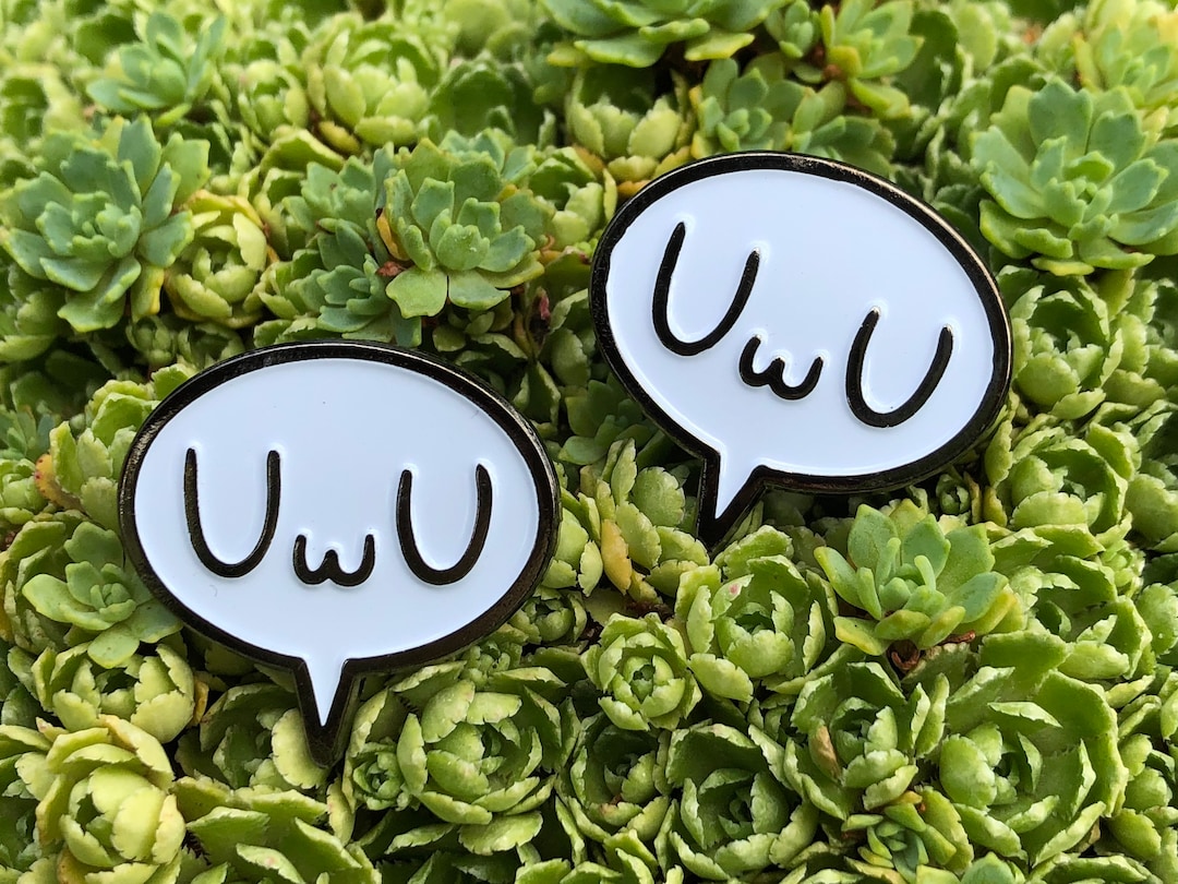 Uwu Enamel Pin Etsy