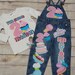 Two Sweet Birthday Outfit, 2nd Birthday Overall Outfit, Birthday ...