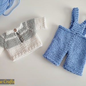 Knit Toy Pattern DIY Bunny Boy Soft Toy Pattern Knitted - Etsy