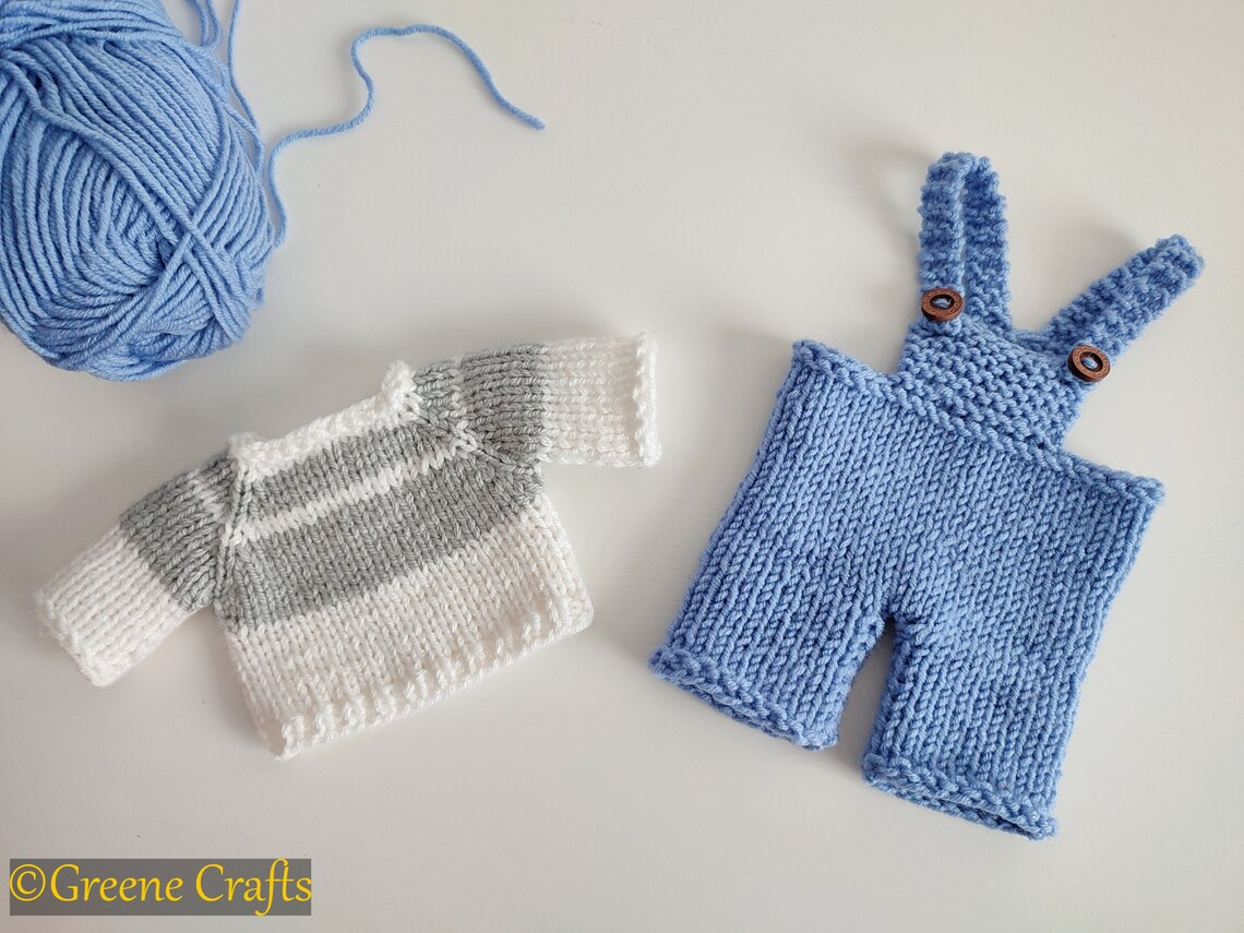 Knit Toy Pattern DIY Bunny Boy Soft Toy Pattern Knitted - Etsy