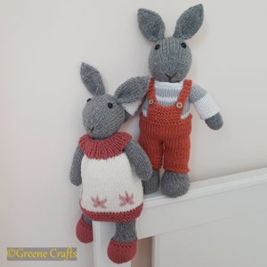 Knit Toy Pattern DIY Bunny Soft Toy Pattern Knit Easter - Etsy