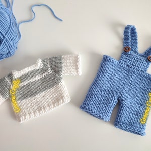 Knit Toy Pattern, DIY Bunny Boy Soft Toy Pattern, Knitted Plush Bunny ...