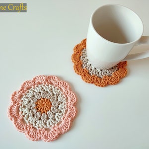 Flower Coaster Crochet Pattern PDF Crochet Spring Pattern - Etsy