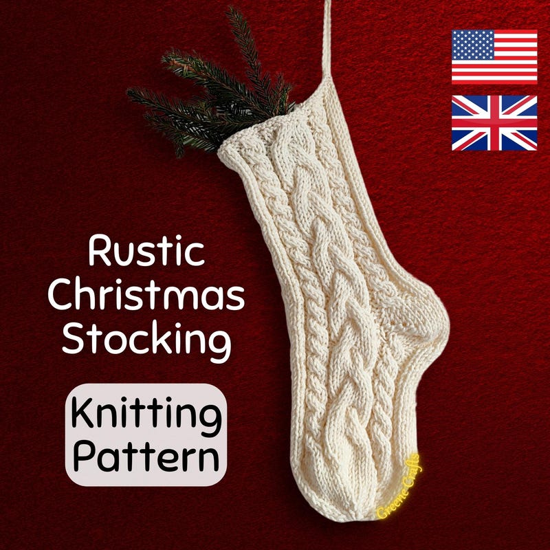 Rustic Christmas Stocking - Etsy