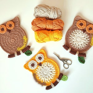 Crochet Pattern: Owl Coaster, Beginner-friendly Project (english and ...