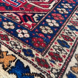 Antique Caucasian Shirvan Carpet 2.67m X 1.60m - Etsy