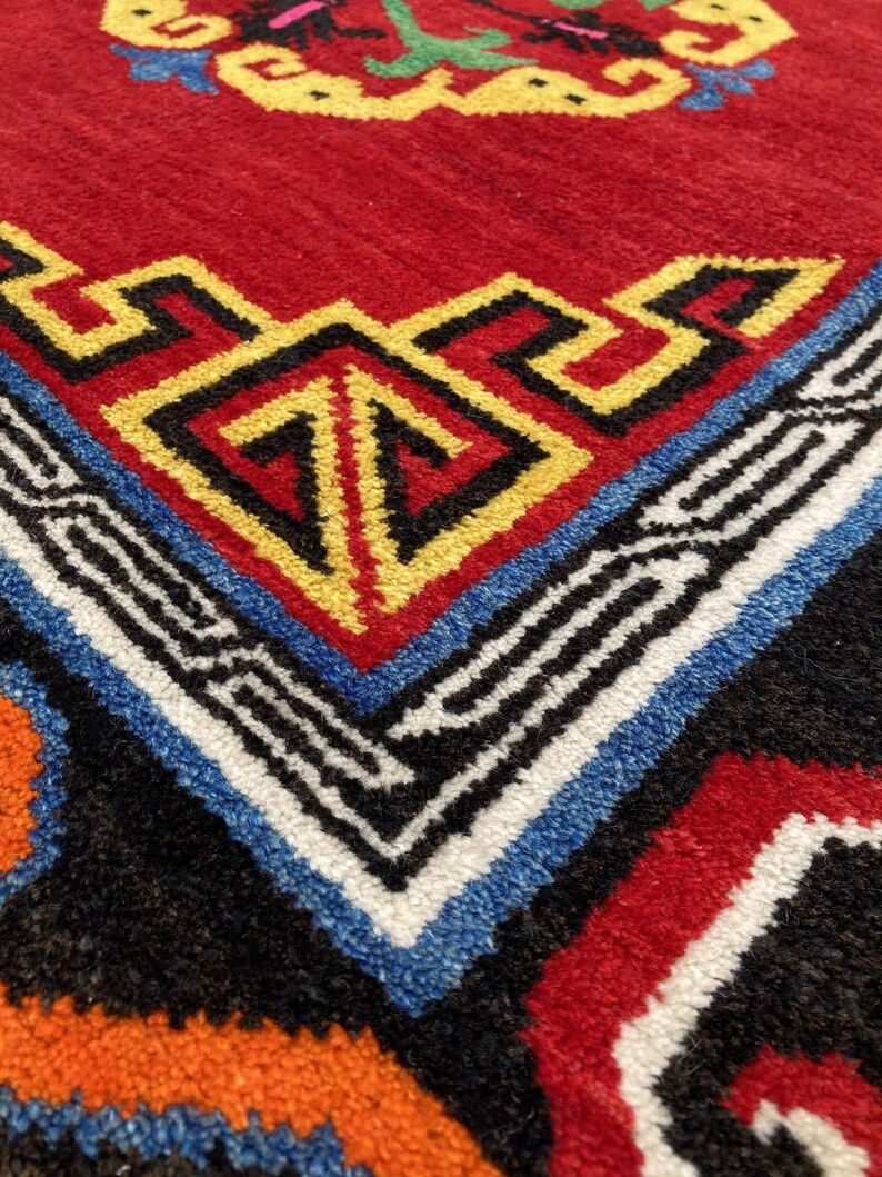 Antique Tibetan Rug 1.70m X 0.97m - Etsy