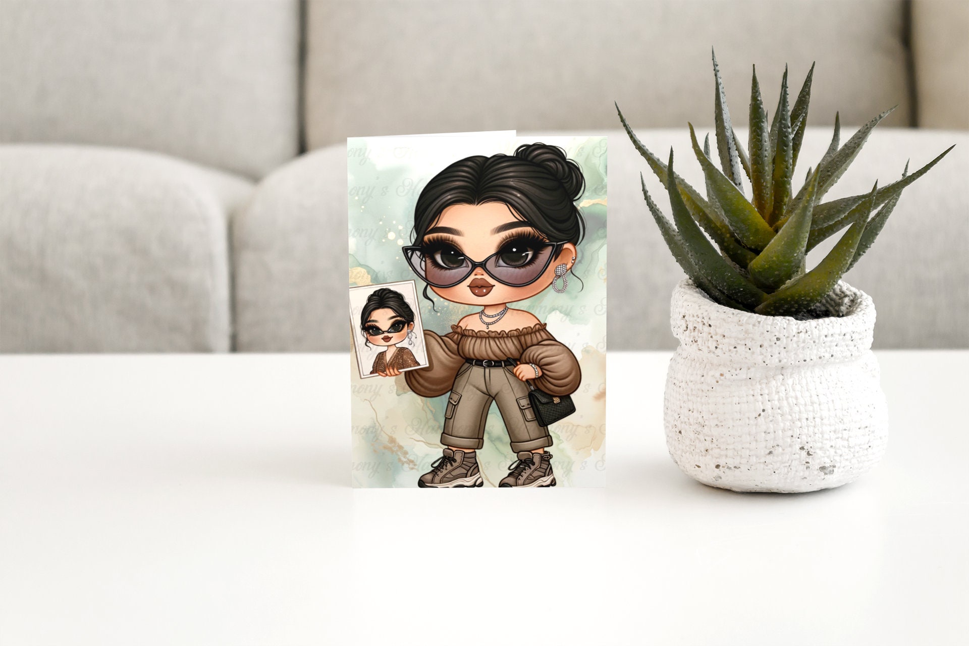 Chibi Doll Printable Notebook Cover, Planner Cover, Spiral Notebook ...