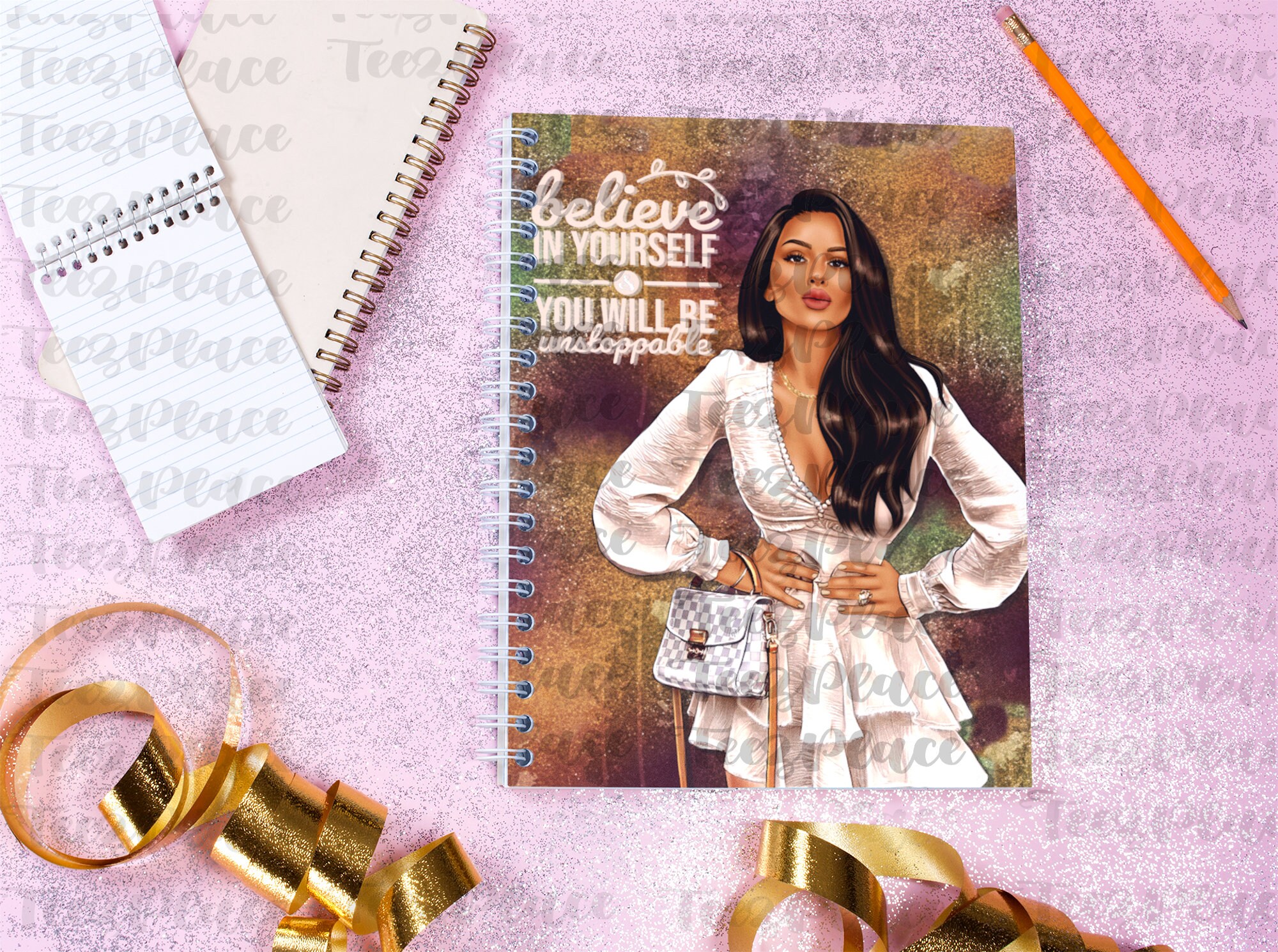 Printable Notebook Cover, Planner Cover, Digital Print Usage ...