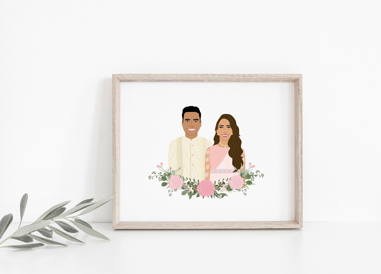 Custom Illustrated Cartoon Portrait Sentimental Home Decor - Etsy