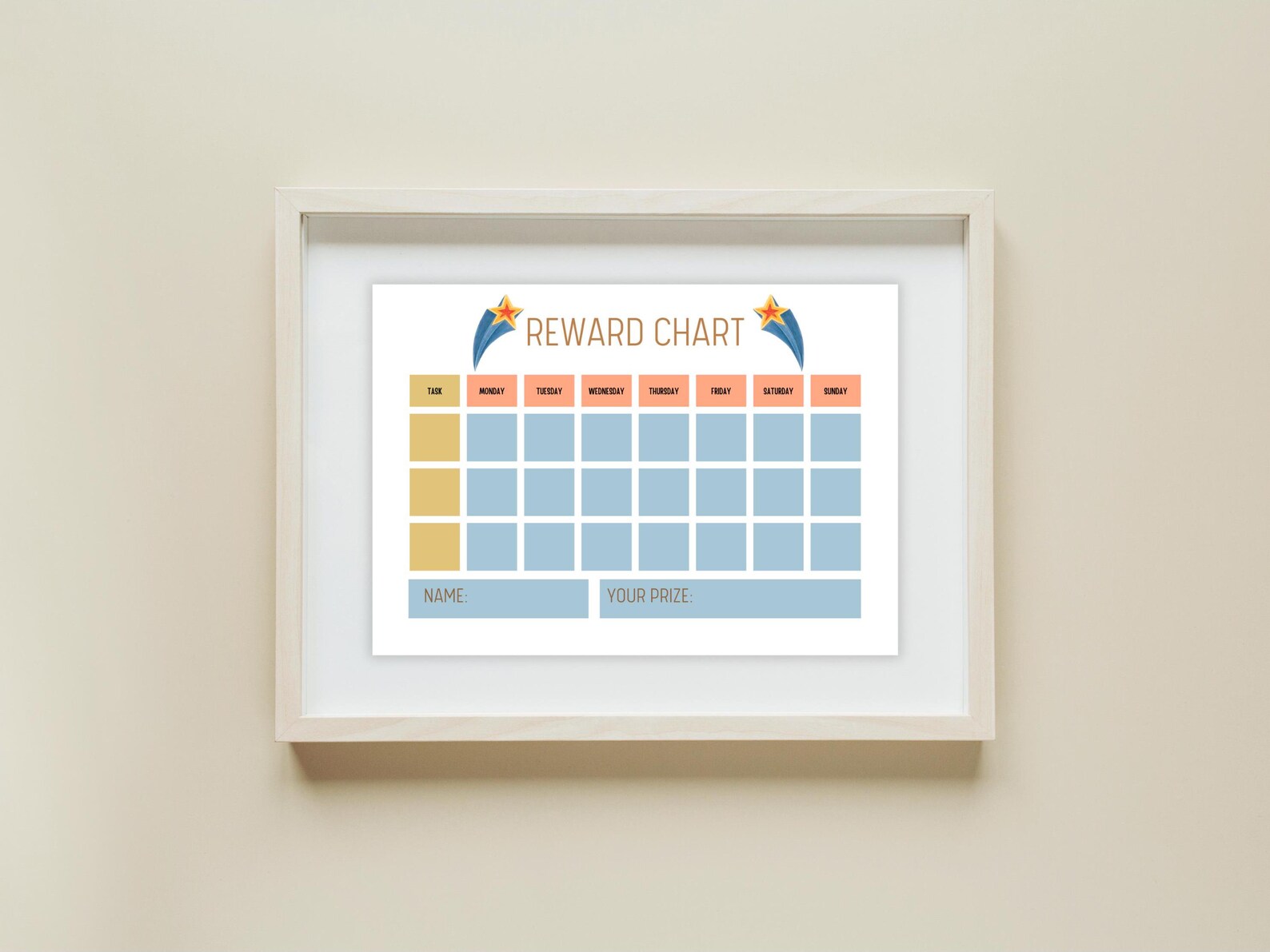 Sticker Chart, 2 for 1 Kid Reward Chart, Behavior Chore Chart ...