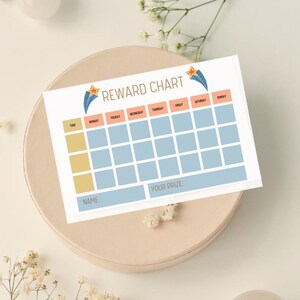 Sticker Chart, Blue Star Kids Reward Chart, Behavior Chore Chart, Potty ...