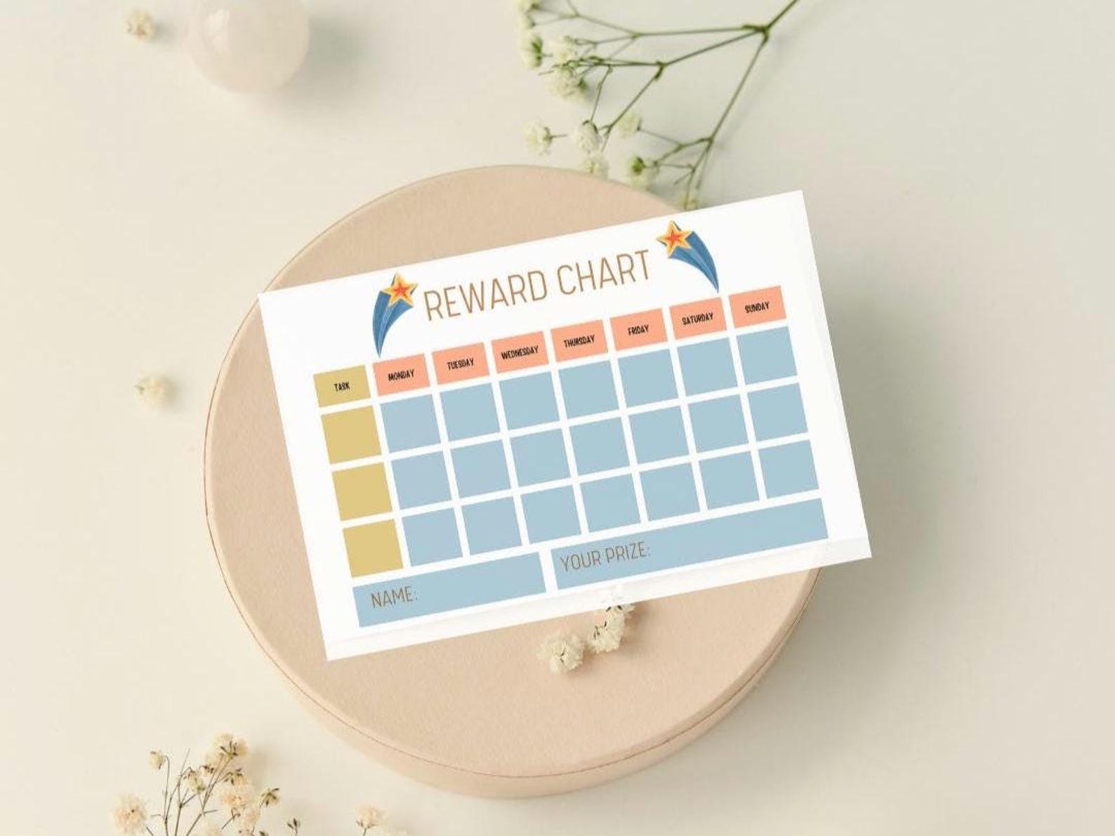 Sticker Chart, 2 for 1 Kid Reward Chart, Behavior Chore Chart ...