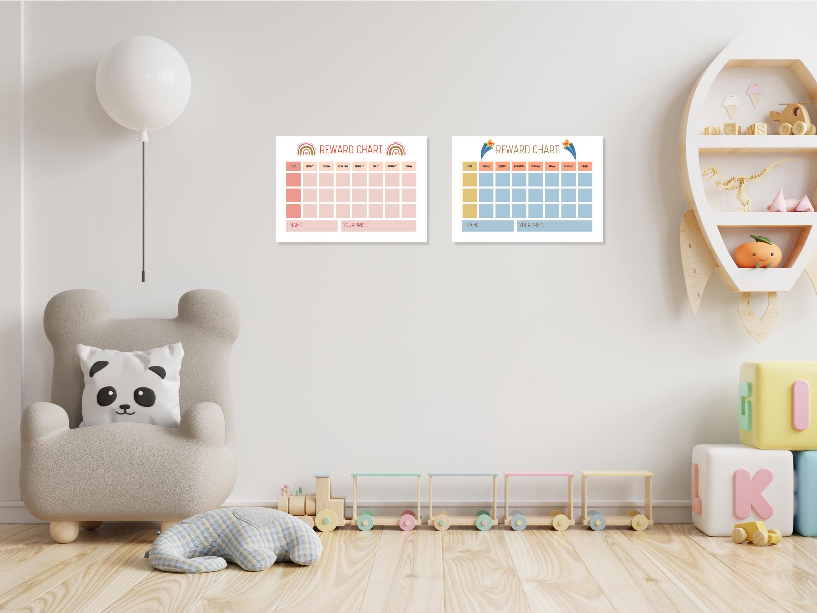 Sticker Chart, 2 for 1 Kid Reward Chart, Behavior Chore Chart ...