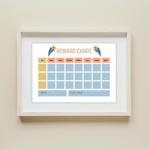 Sticker Chart, Blue Star Kids Reward Chart, Behavior Chore Chart, Potty ...
