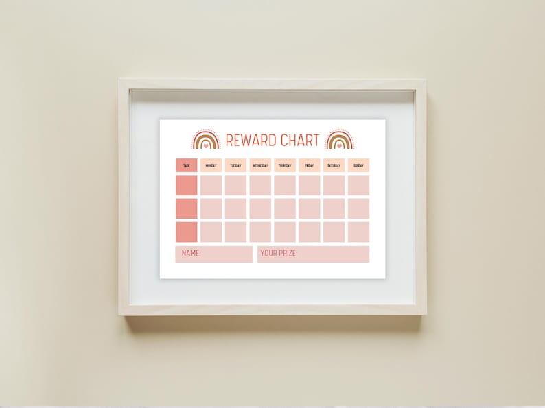 Sticker Chart, 2 for 1 Kid Reward Chart, Behavior Chore Chart ...