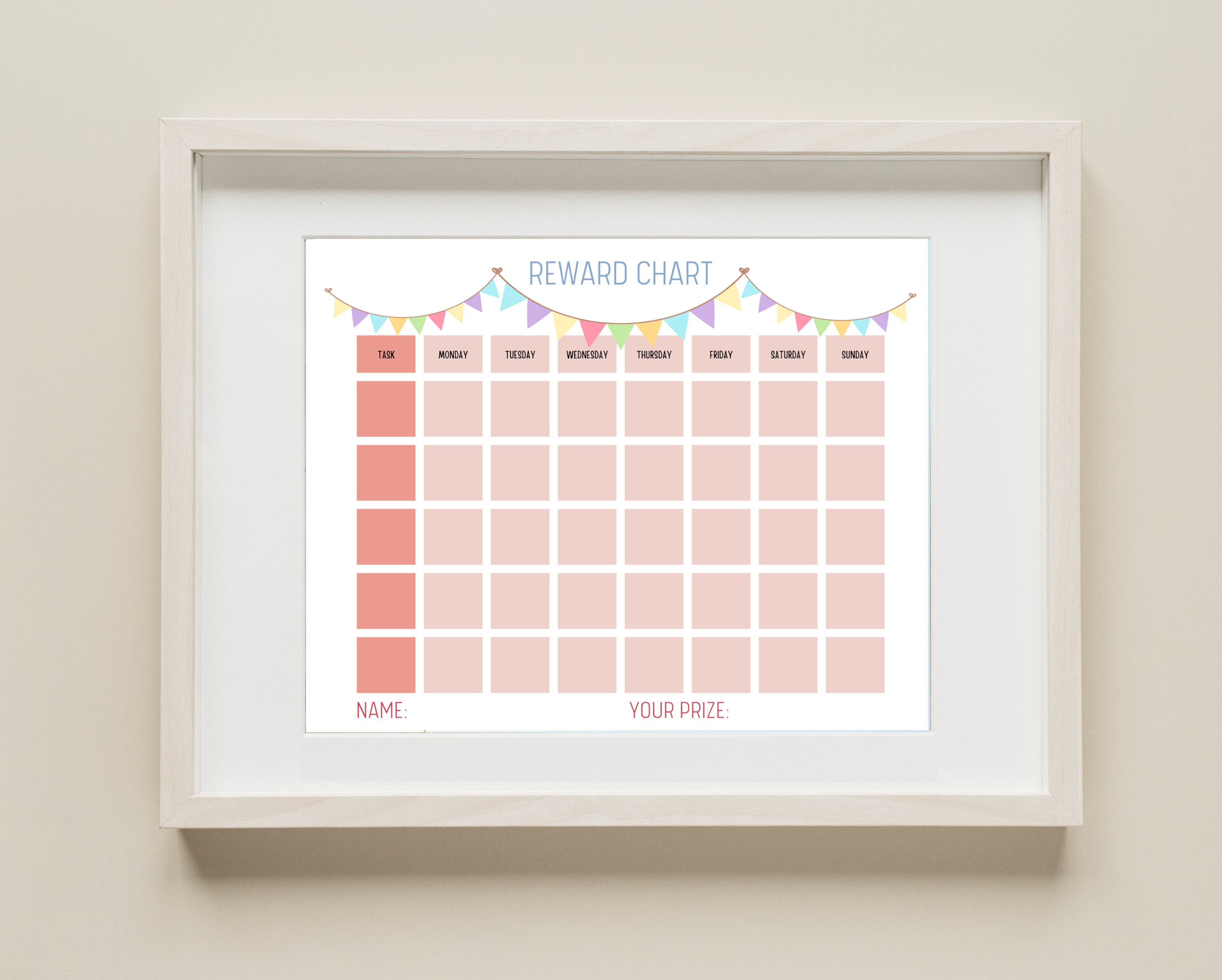 Kids Reward Chart, 2 for 1 Chore Chart, Sticker Chart, Toddler Star ...