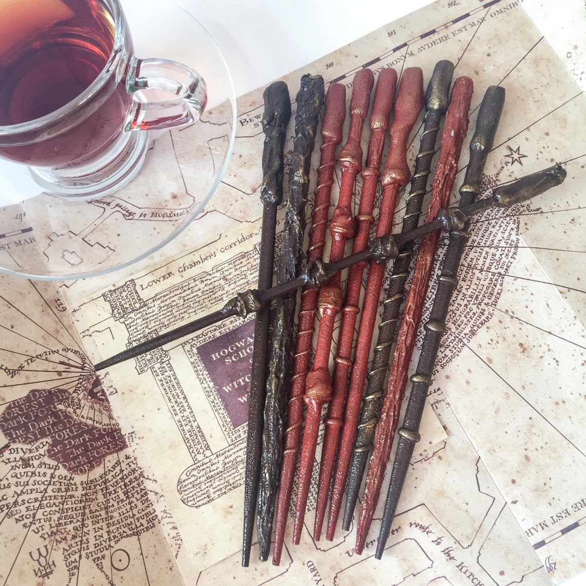 Magical Wizard Wands Set of 10 Witch Wand Magic Wand - Etsy