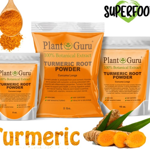 Turmeric Root Powder Pure Organic Natural Curcuma Longa - Etsy