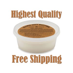 Illipe Nut Butter Natural 100% Pure Raw Cold Pressed Shorea Stenoptera ...