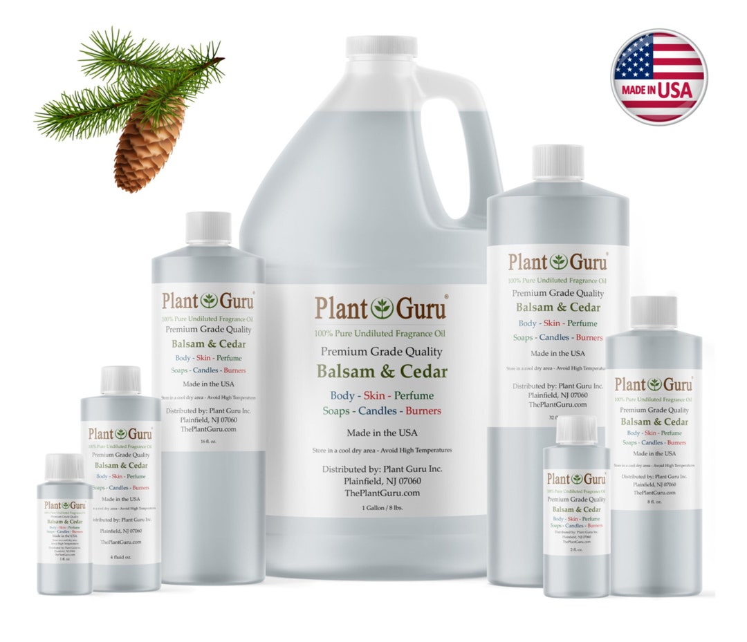 Balsam and Cedar Fragrance Oil Scented Oils for Body Butter, Candle ...