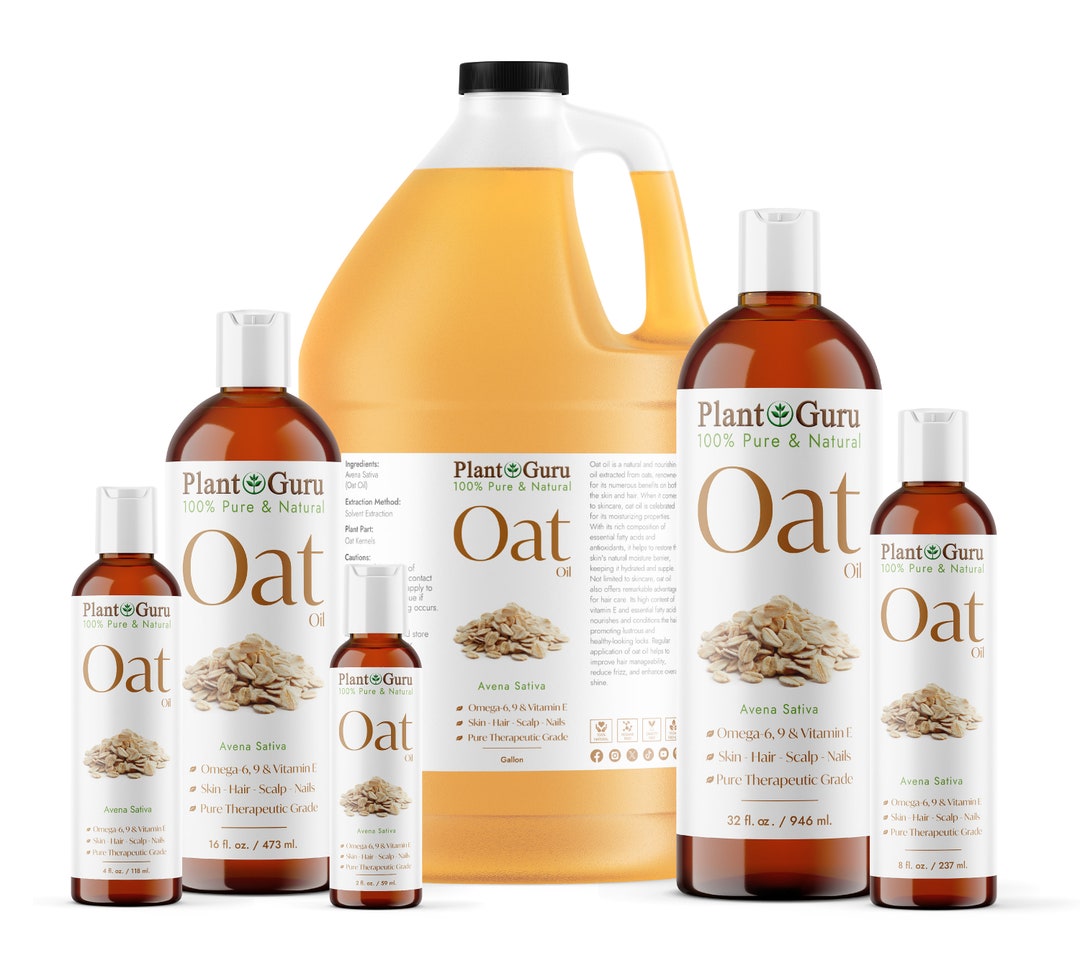 Oat Oil 100% Pure Natural Carrier for Skin, Face, Hair and Massage - Etsy