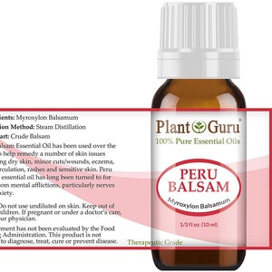 Peru Balsam Essential Oil 100% Pure Undiluted Therapeutic | Etsy