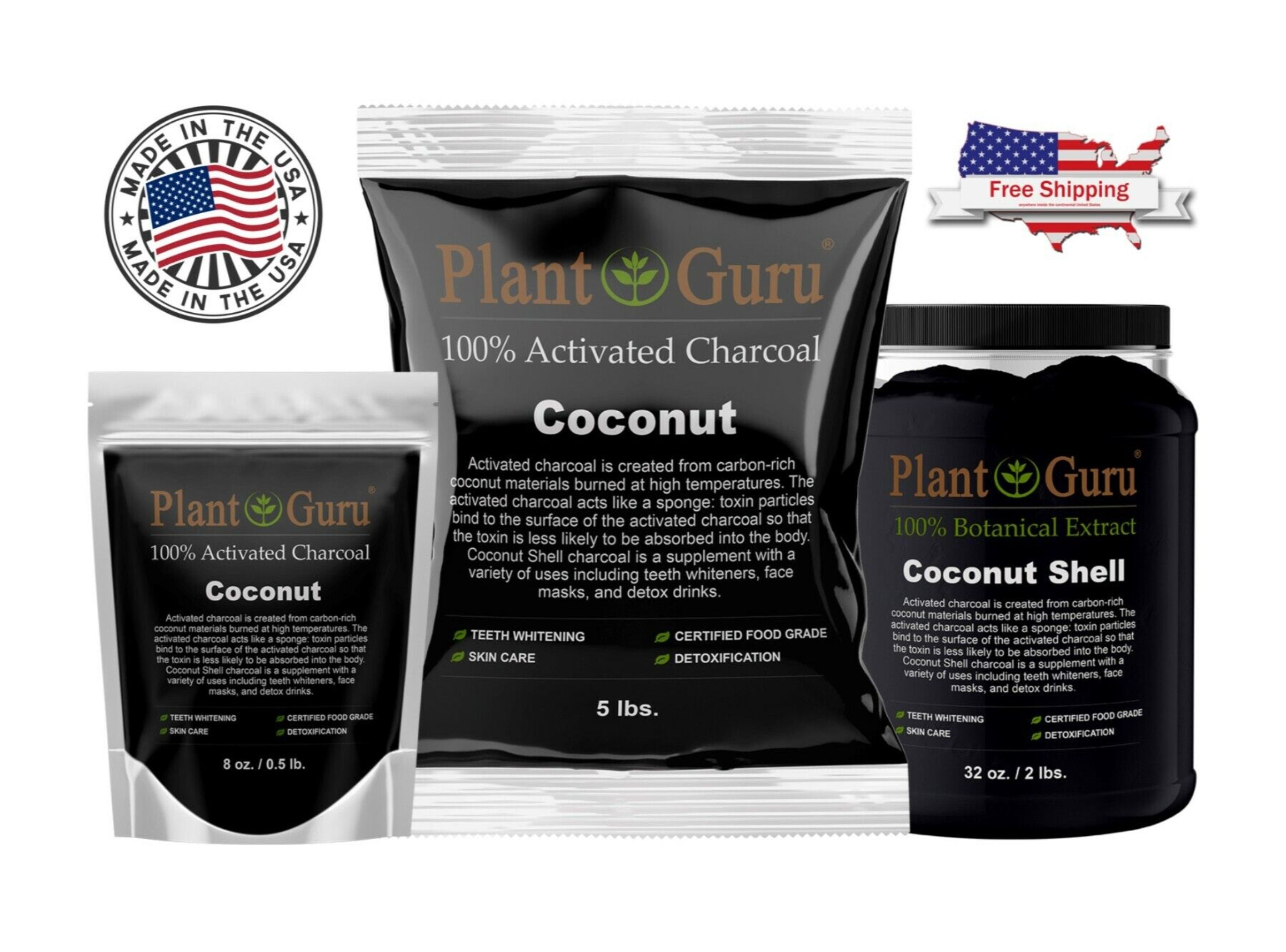 Activated Charcoal Powder COCONUT SHELL 1.75 Lbs. / 28 Oz. JAR - Etsy
