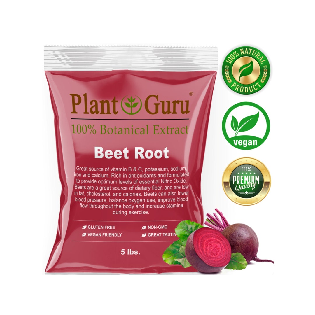 Beet Root Powder 5 Lbs. Bulk (beta Vulgaris) Non-gmo, Vegan 100% ...
