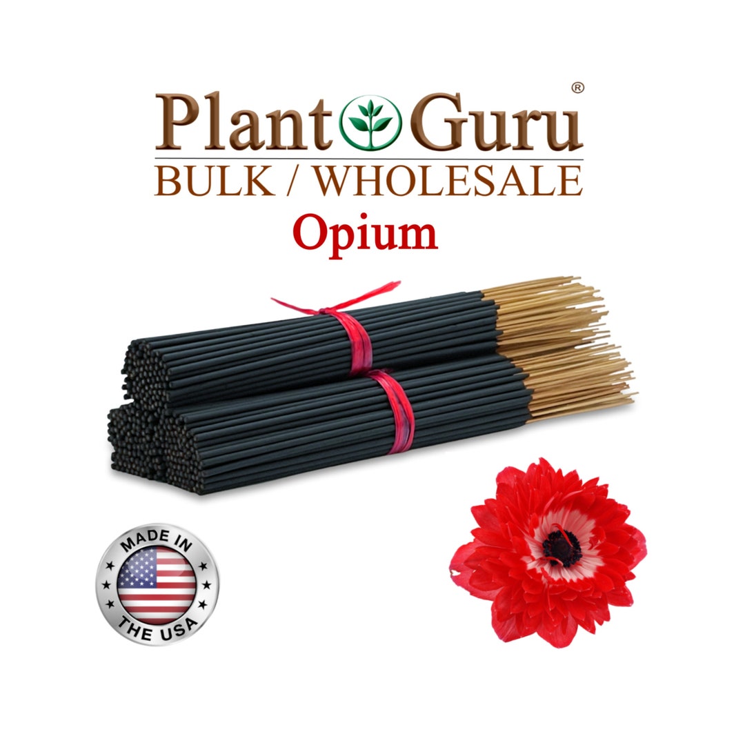 OPIUM Incense Sticks 11 Handmade Hand Dipped Bulk Wholesale - Etsy