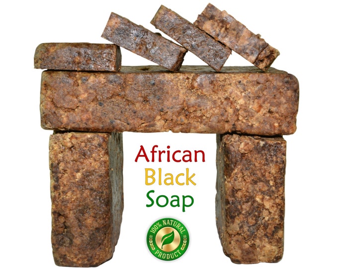 Raw African Black Soap Paste 100% Pure Organic Unrefined Natural From ...