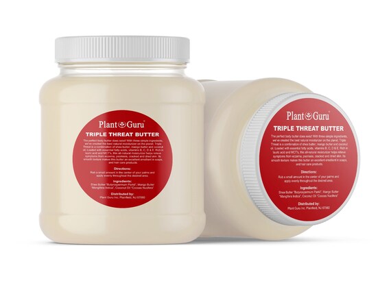 Triple Threat Body Butter 3 Lbs. Bulk 100% Pure Natural Raw - Etsy