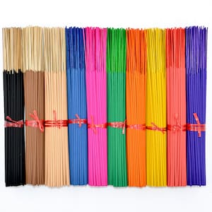 COLORED Unscented Incense Sticks 11" Bulk Wholesale - Natural Joss ...