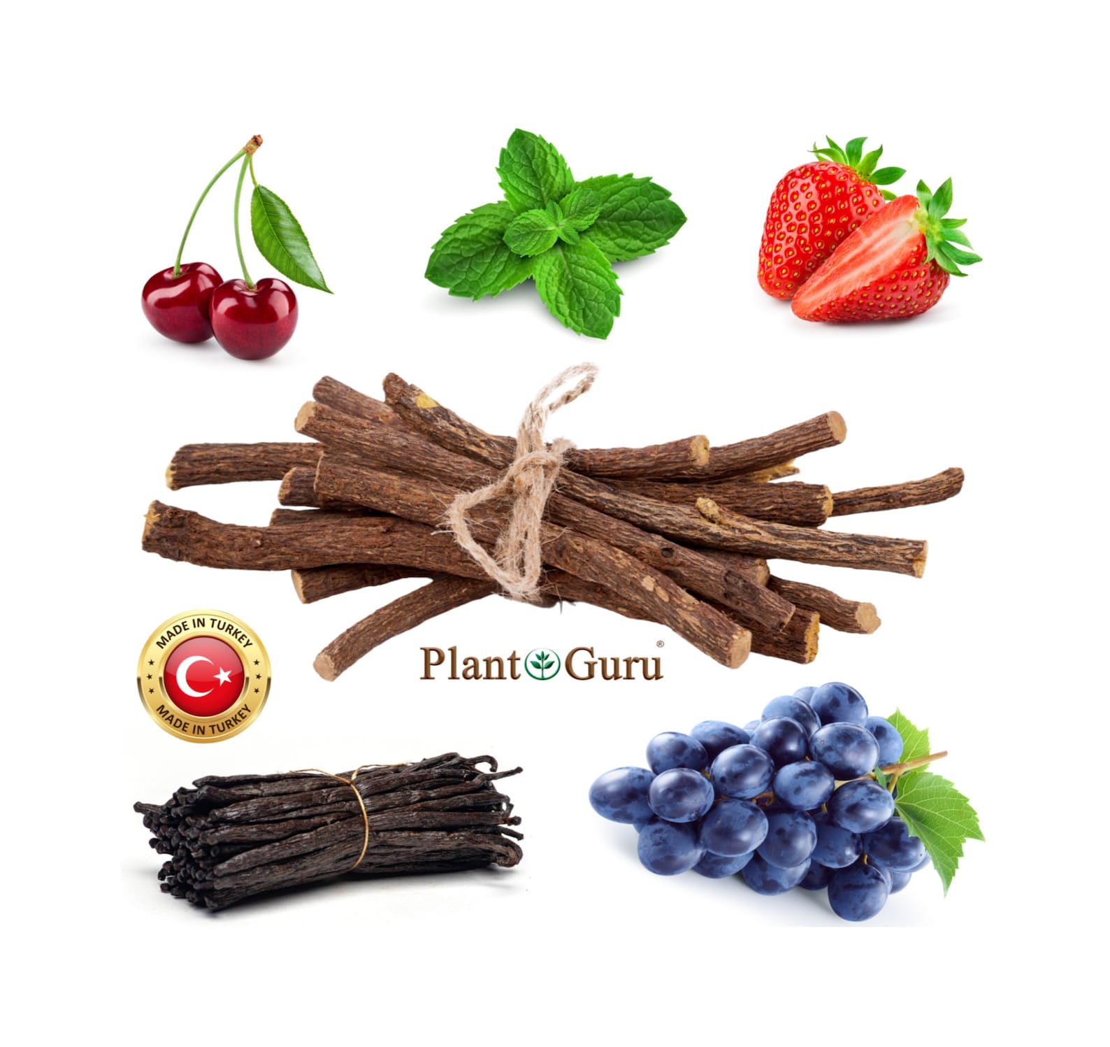 Licorice Root Chew Sticks 100% Pure Organic "flavored" Glycyrrhiza ...