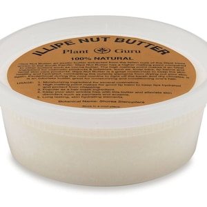 Illipe Nut Butter Natural 100% Pure Raw Cold Pressed Shorea Stenoptera ...
