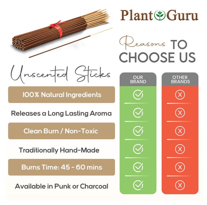 Unscented Incense Sticks 11