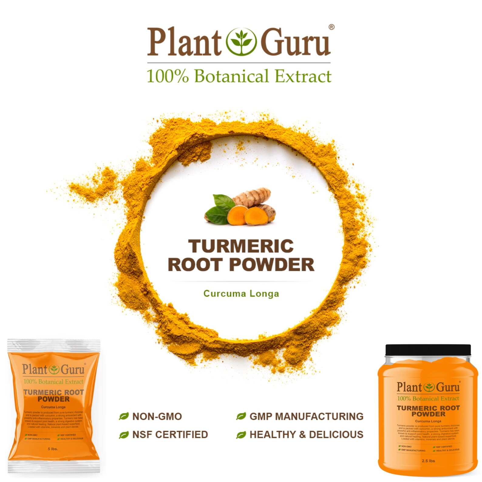 Turmeric Root Powder Pure Organic Natural Curcuma Longa Tumeric Spice ...
