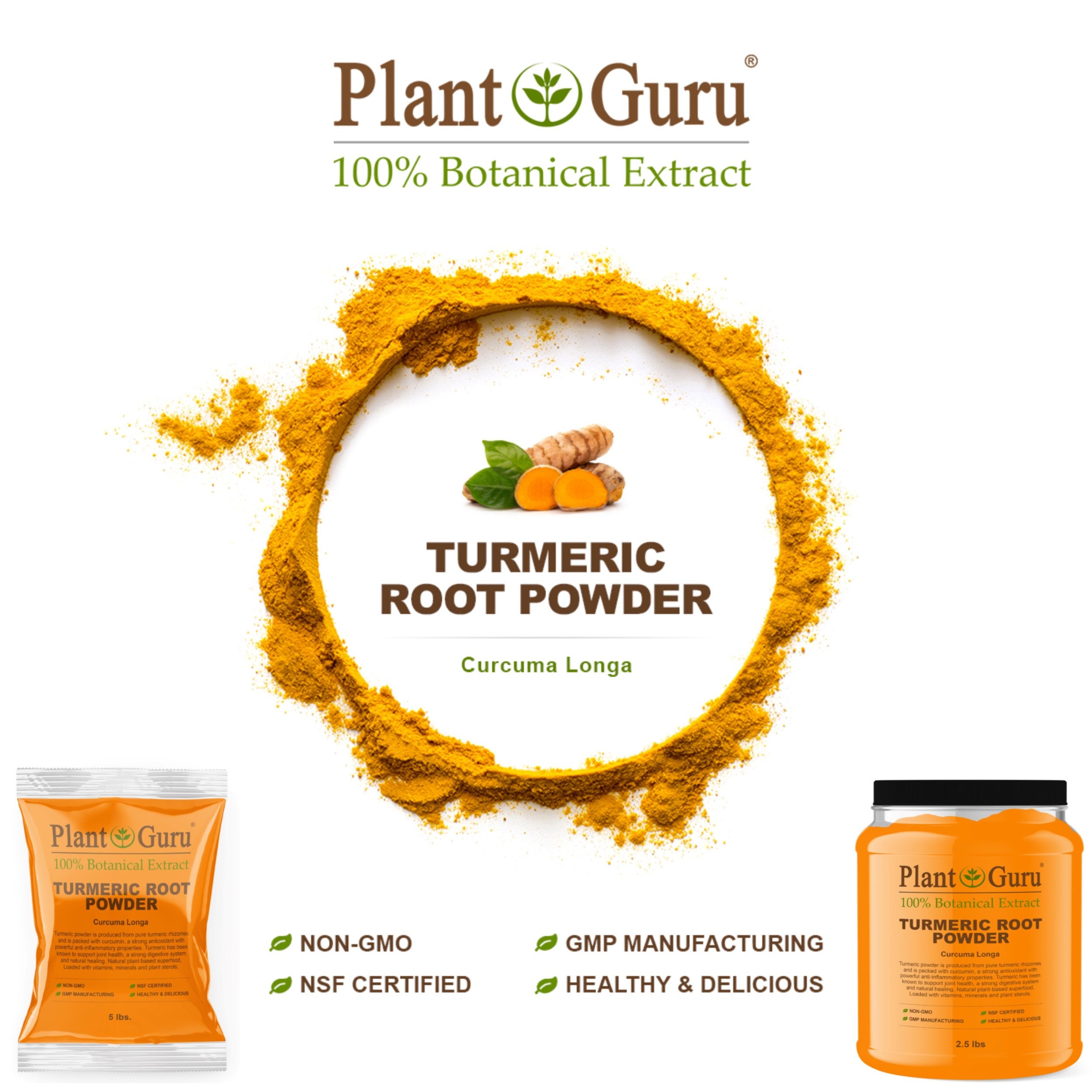 Turmeric Root Powder Pure Organic Natural Curcuma Longa - Etsy