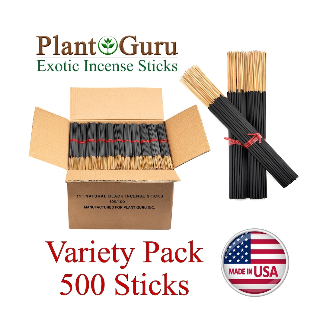 500 Incense Sticks 7 " & 11" Bulk Variety Pack Wholesale Lot Hand ...