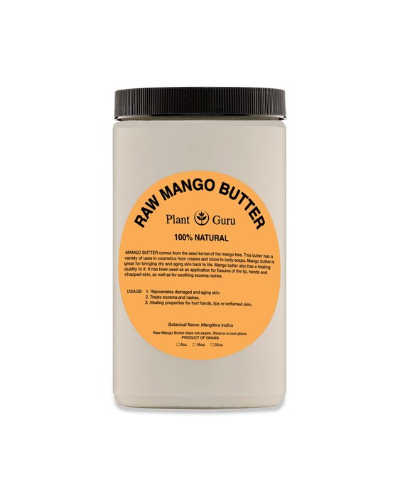 Mango Butter Raw 32 oz. 100% Pure Natural Cold Pressed. Skin | Etsy