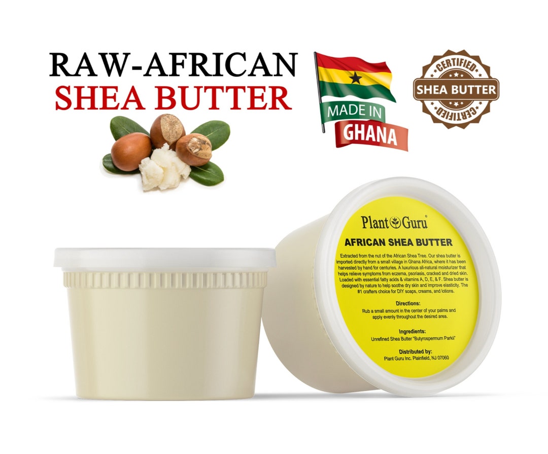 Raw African Shea Butter 16 Oz. 100% Pure Natural Unrefined Organic ...