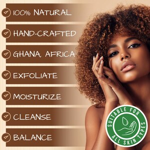 Raw African Black Soap Paste 100% Pure Organic Unrefined Natural From ...