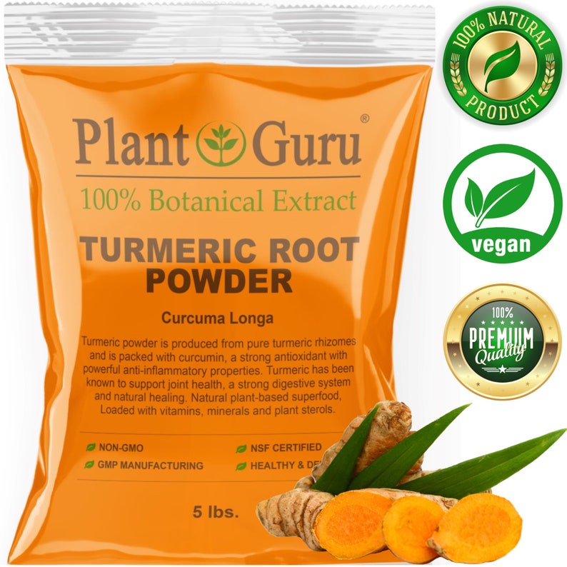 Turmeric Root Powder Pure Organic Natural Curcuma Longa - Etsy