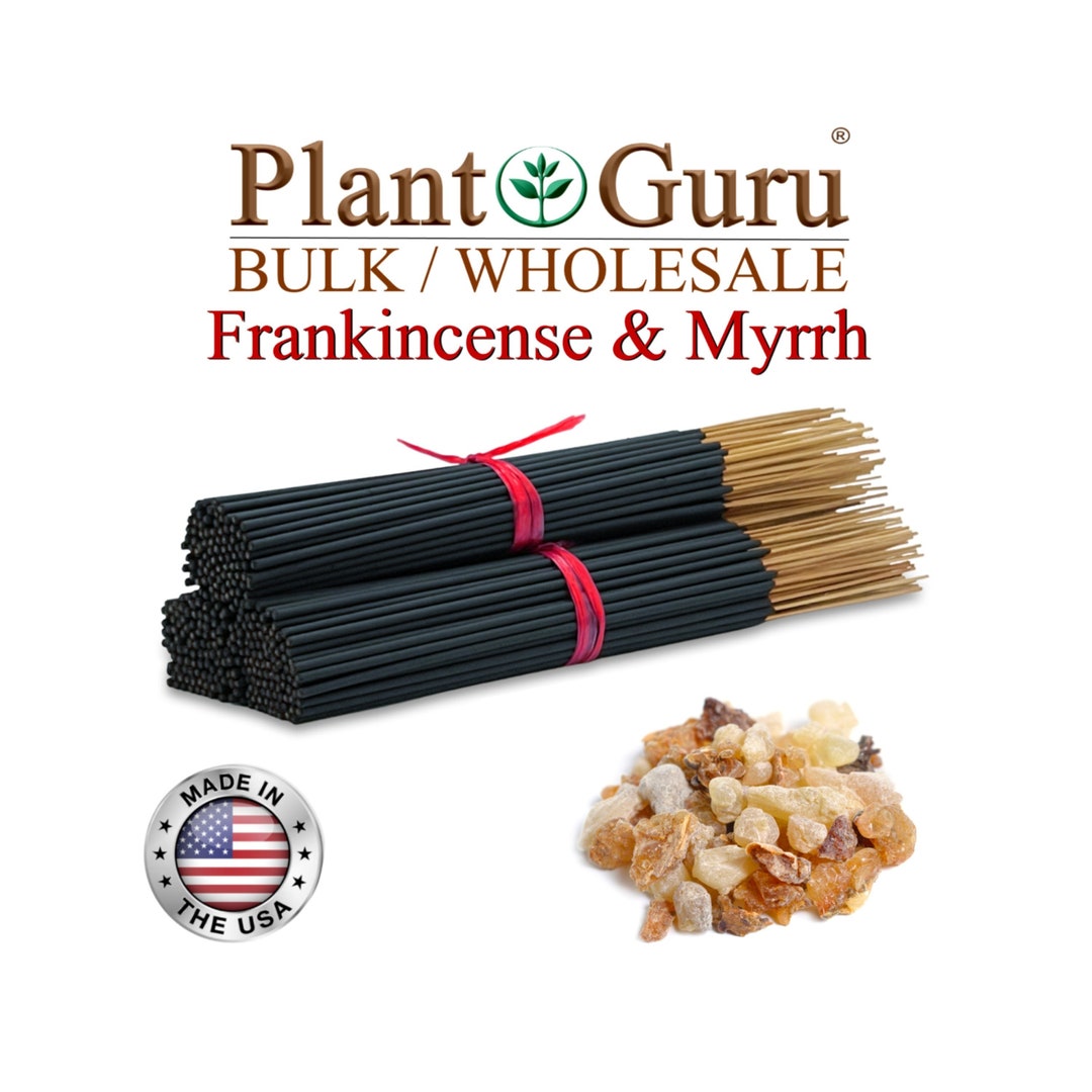 FRANKINCENSE AND MYRRH Incense Sticks 11 Handmade Hand Dipped Bulk ...